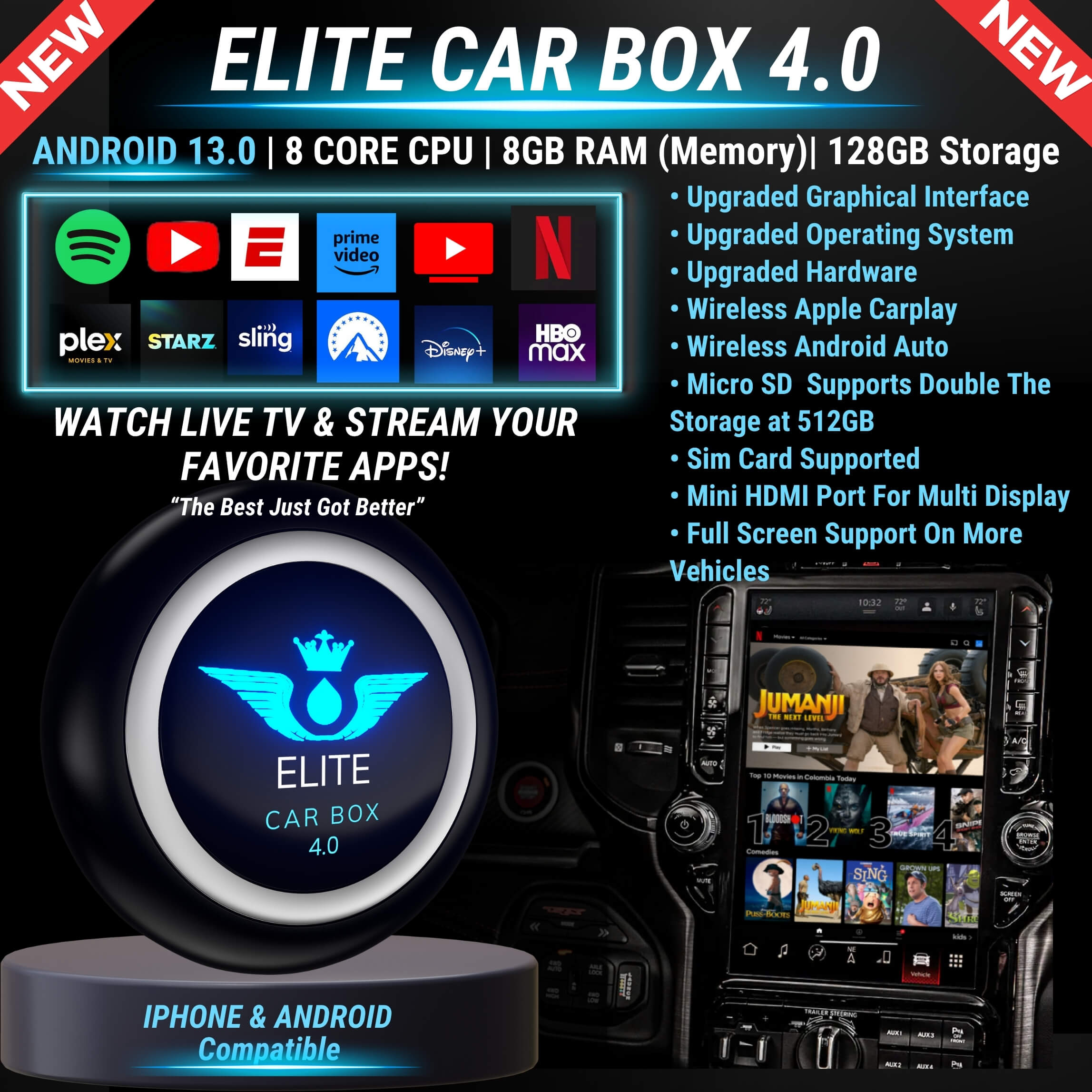Stream To Your Car Media Player