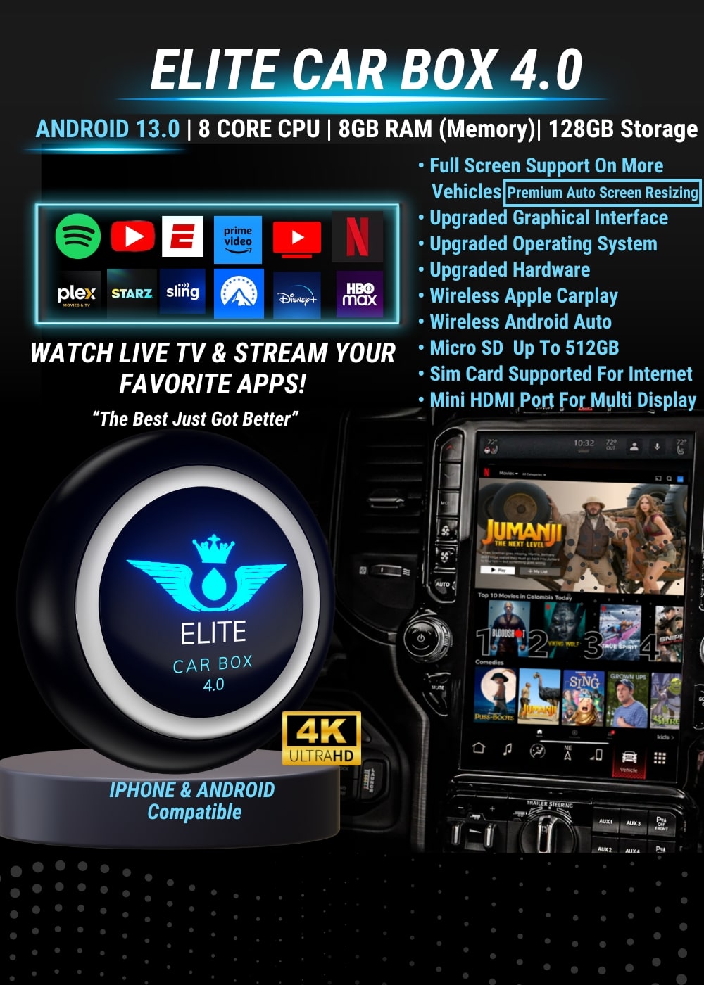 Stream To Your Car Media Player