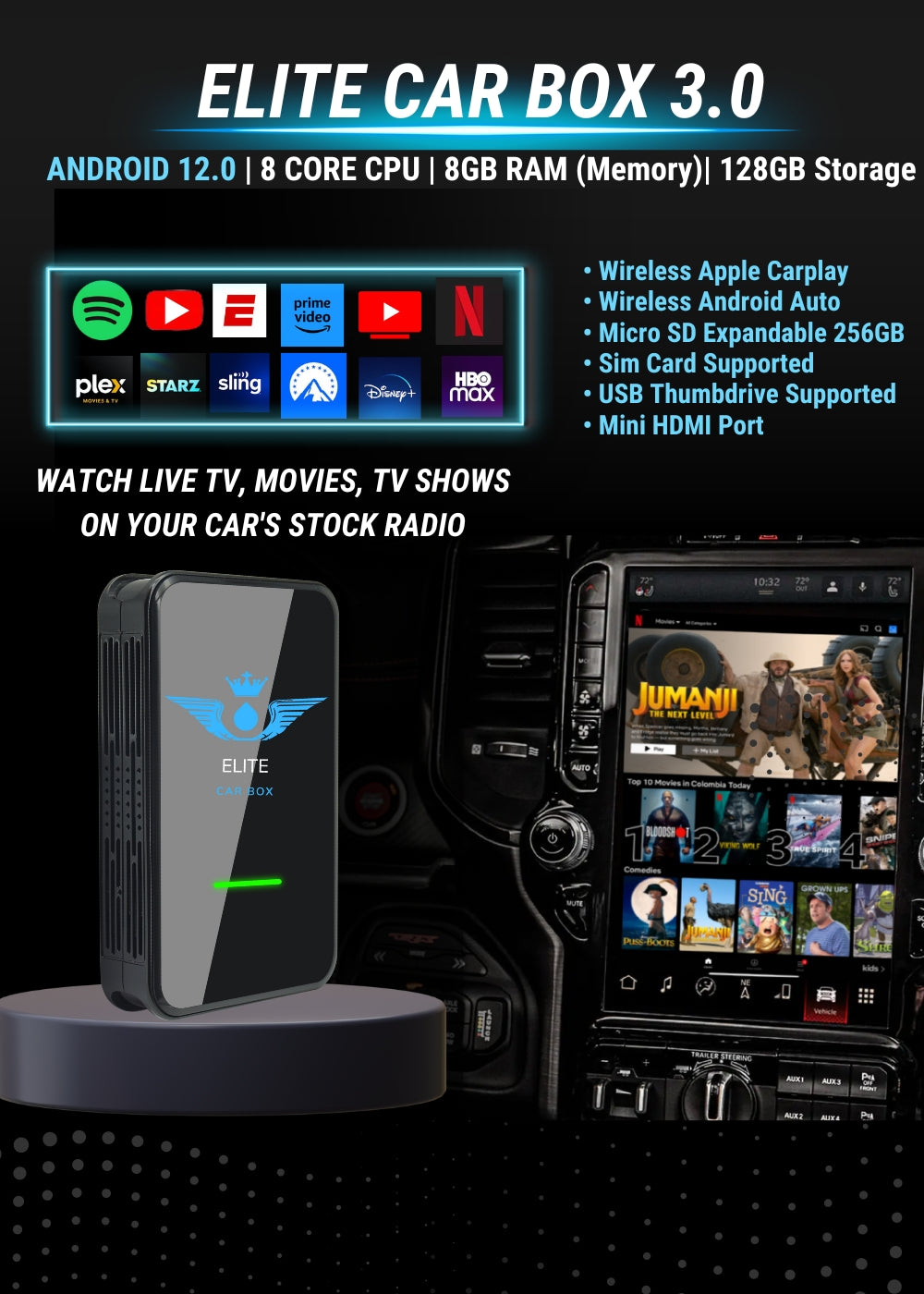 Stream To Your Car Media Player